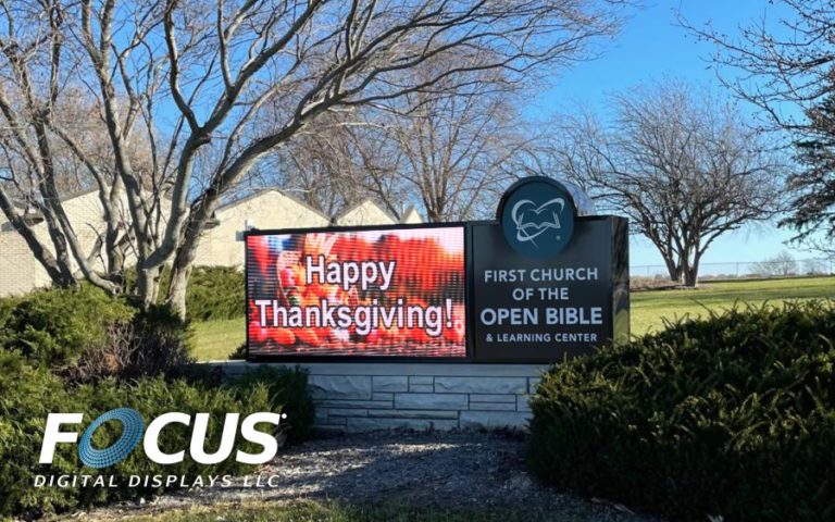 First Church Open Bible - Focus Digital Displays
